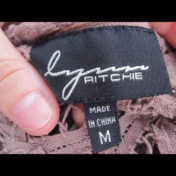 Lynn Ritchie | Jackets & Coats | Lynn Ritchie M Beige Tan Vertical ...